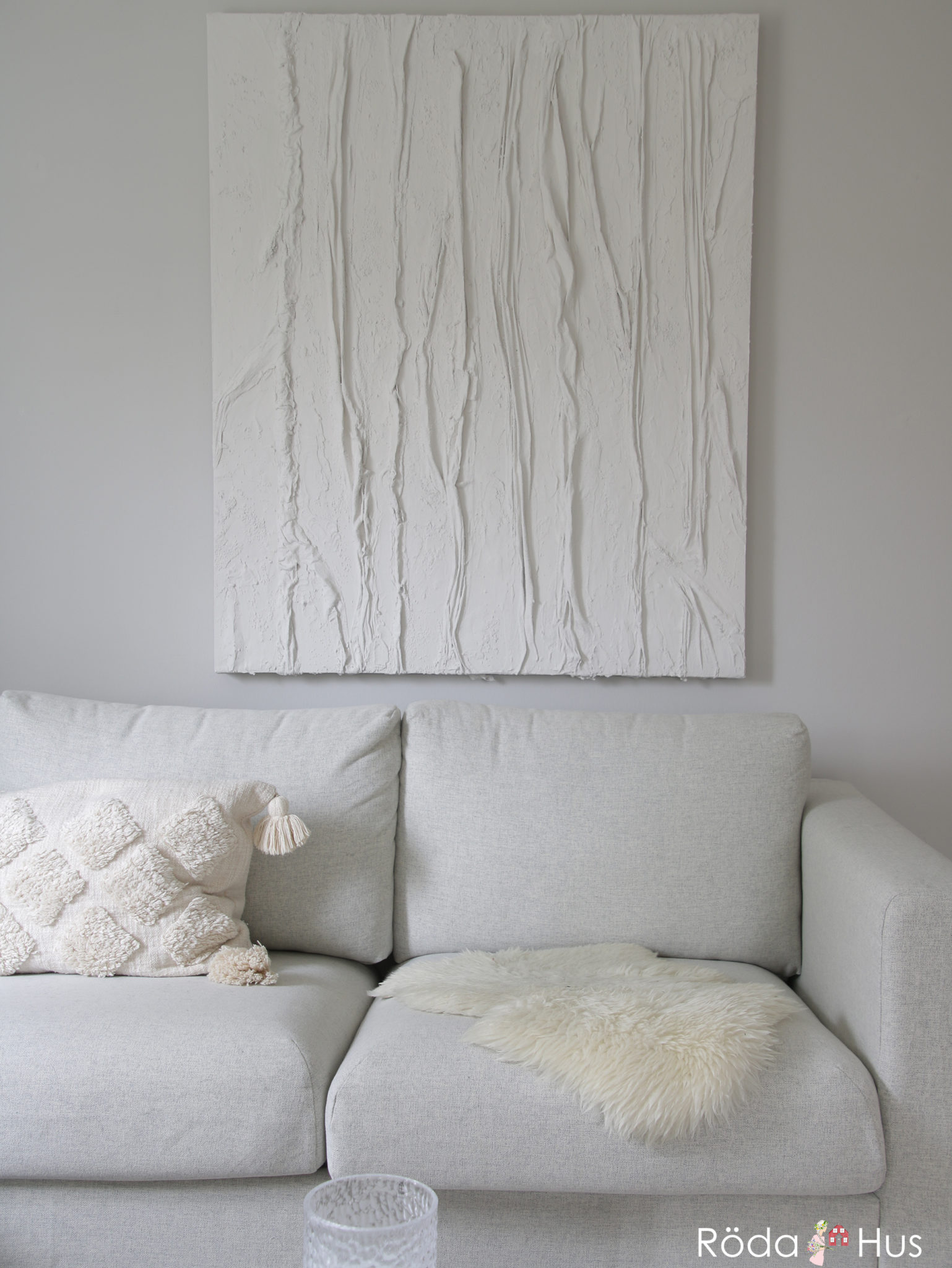 DIY Wandbild mit Gips gestalten – Röda Hus