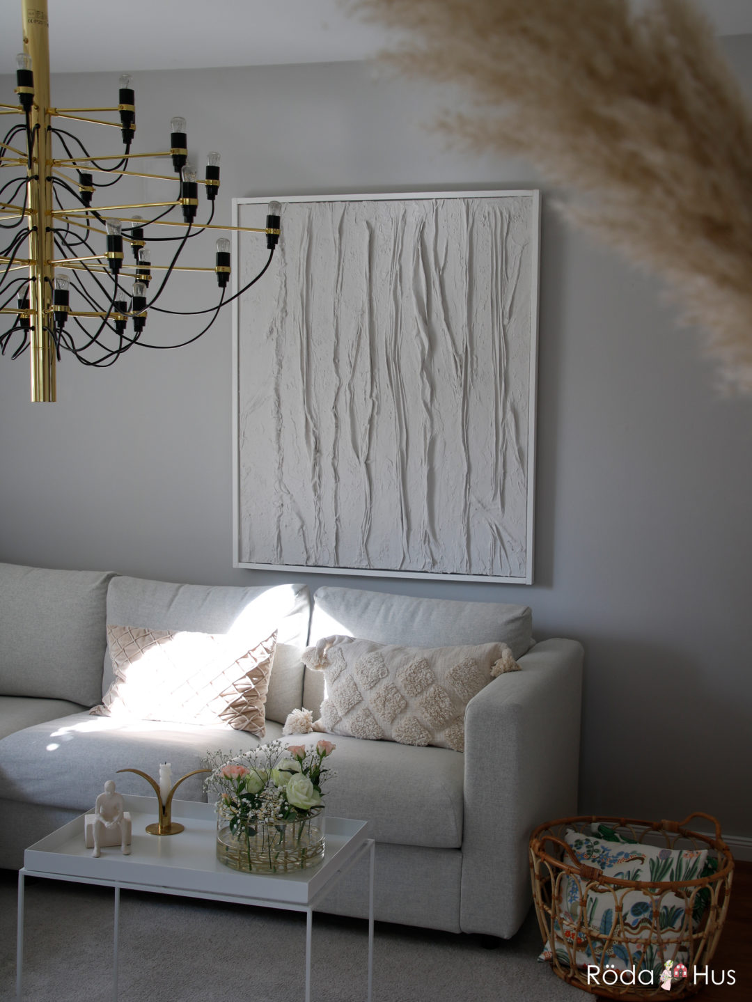 DIY Wandbild mit Gips gestalten – Röda Hus